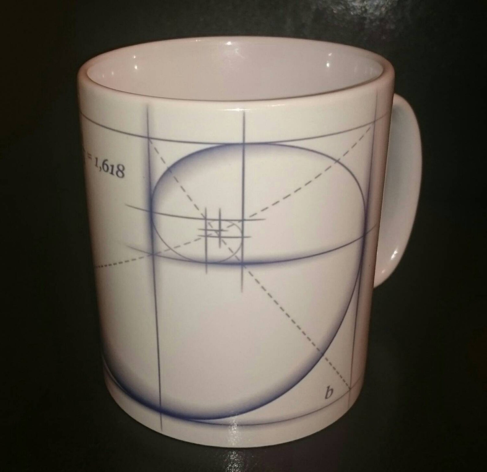 Fibonacci Sacred Geometry Design MUG Golden Ratio 1.618 10oz - Etsy