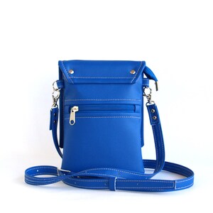 Royal Blue Crossbody Purse Small Crossbody Bag Shoulder Bag Purse Vegan ...
