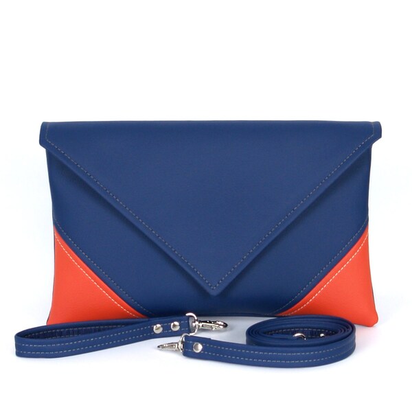 Navy Blue Clutch - Etsy