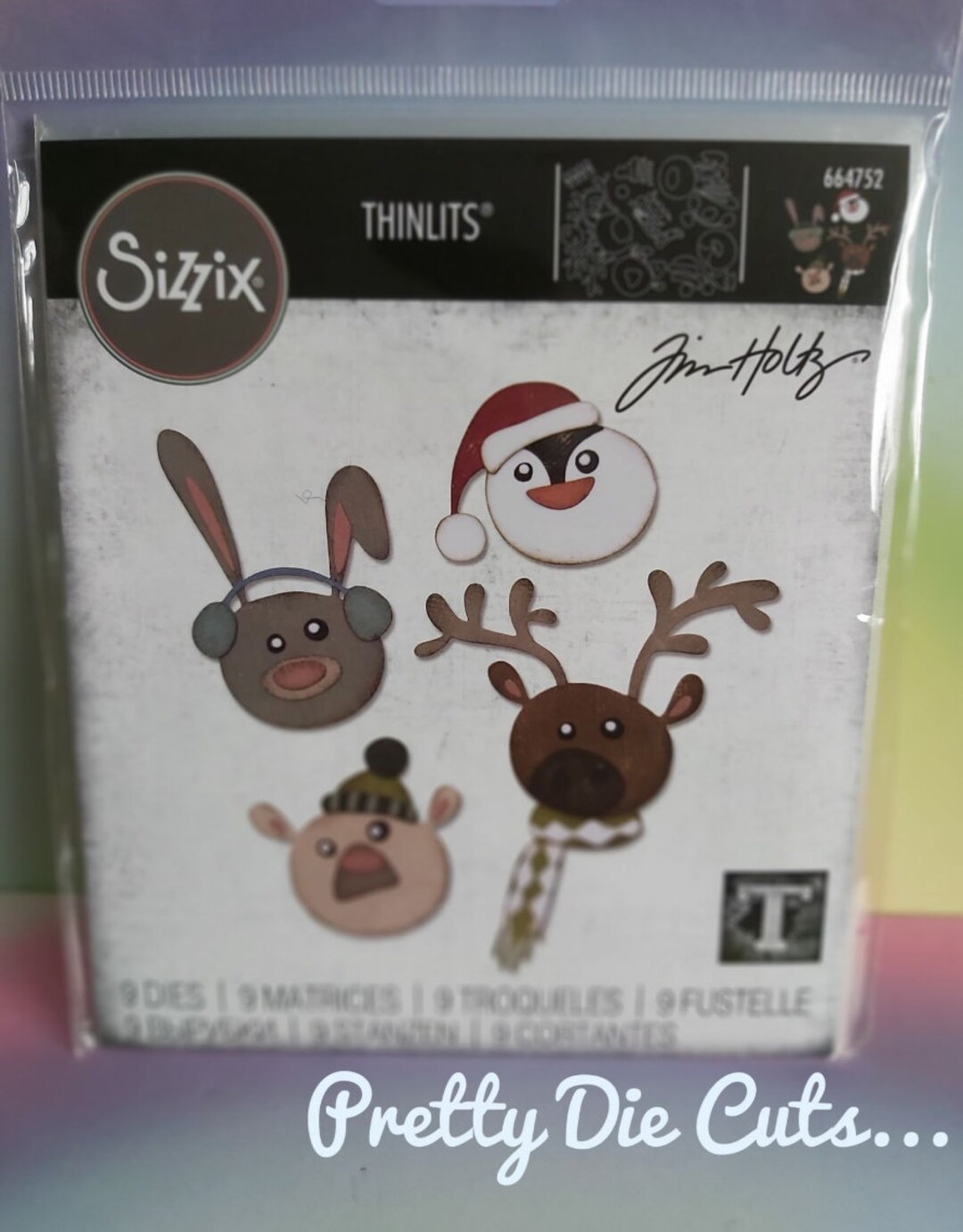 Sizzix Thinlits Winter Critters Die Cutter Set by Tim Holtz - Etsy
