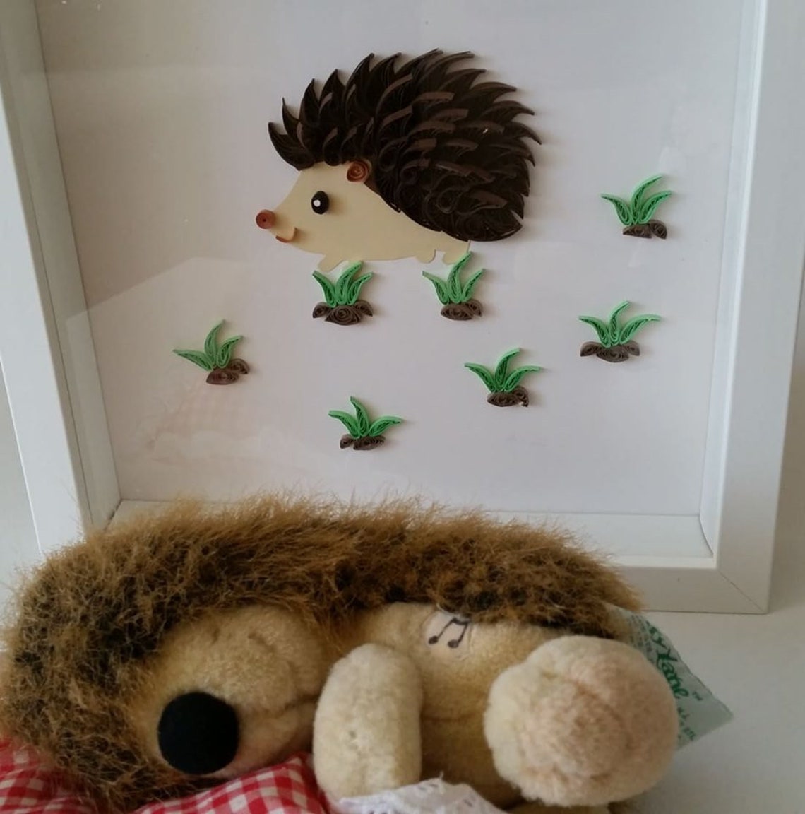 Quilling Hedgehog Quilling Art Paper Art Home Decor Wall | Etsy