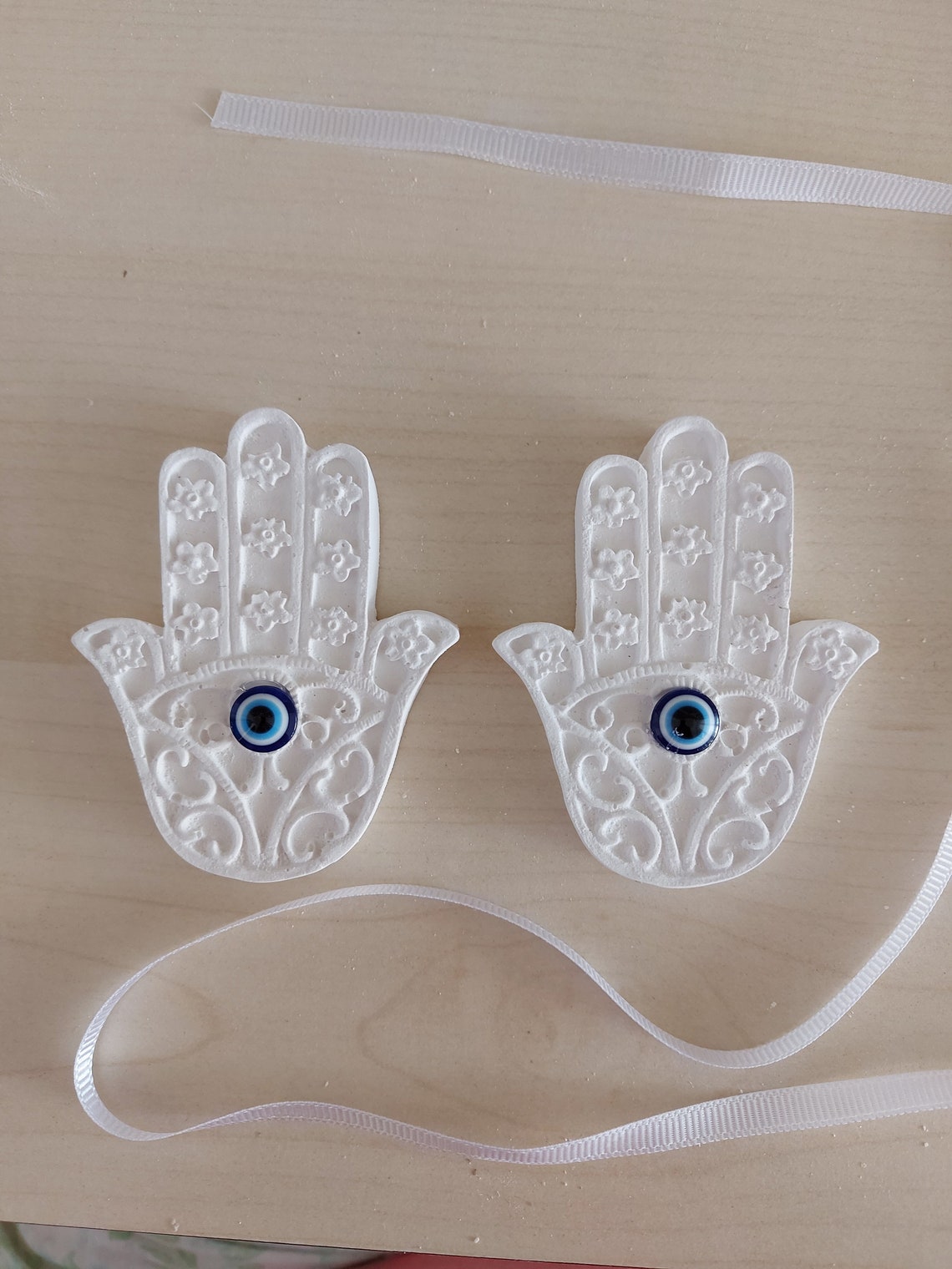 Scented Stone, Smell Stone, Hamsa's Hand Stone, Hamsa Hand, Evil Eye ...