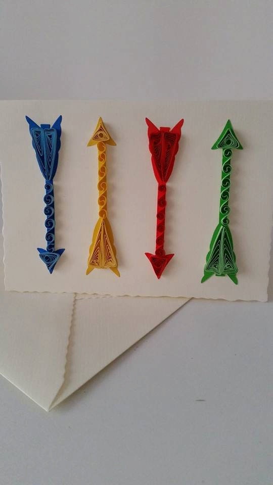 Quilled Card Paper Card Quilled Flower Quilled Gift - Etsy