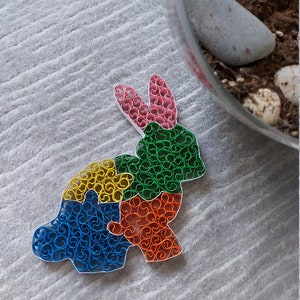Quilling Art, Quilling Rabbit, Quilling Ornament, Christmas Tree ...