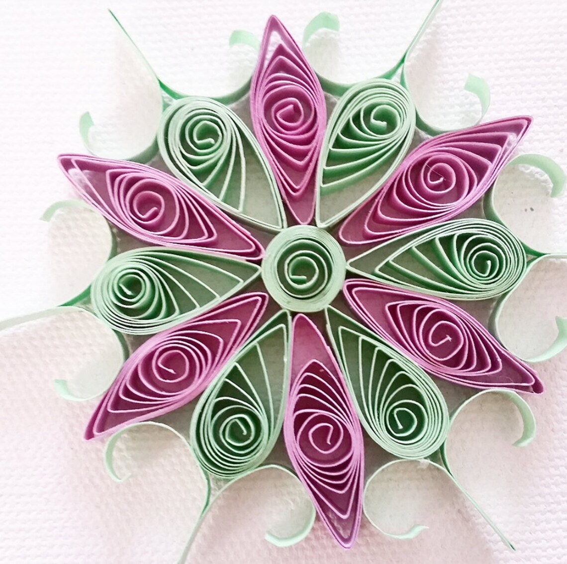 Quilling Snowflake Quilling Art Christmas Ornament - Etsy