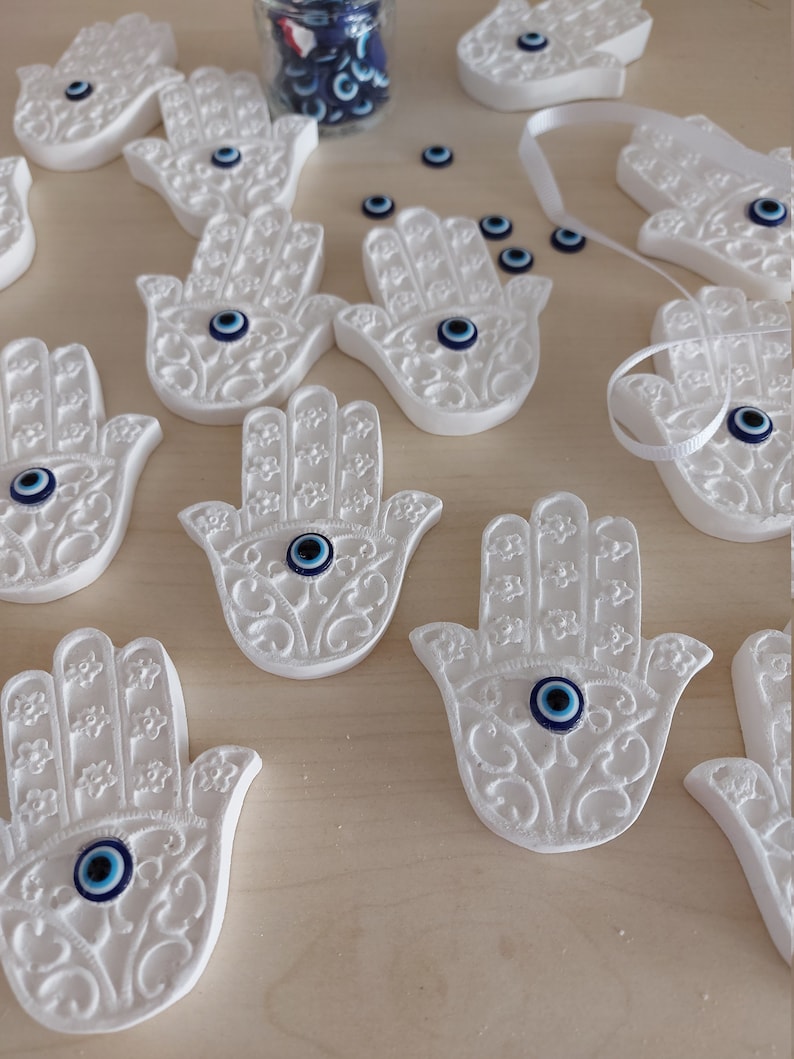 Scented Stone, Smell Stone, Hamsa's Hand Stone, Hamsa Hand, Evil Eye ...