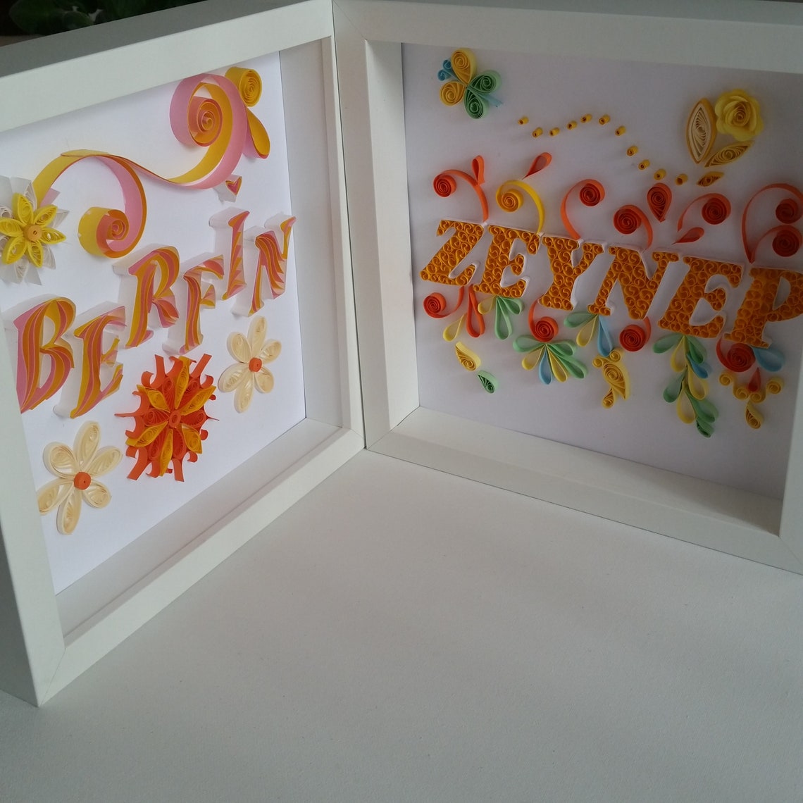 Quilling Custom Name Personalized Name Custom Name Art - Etsy