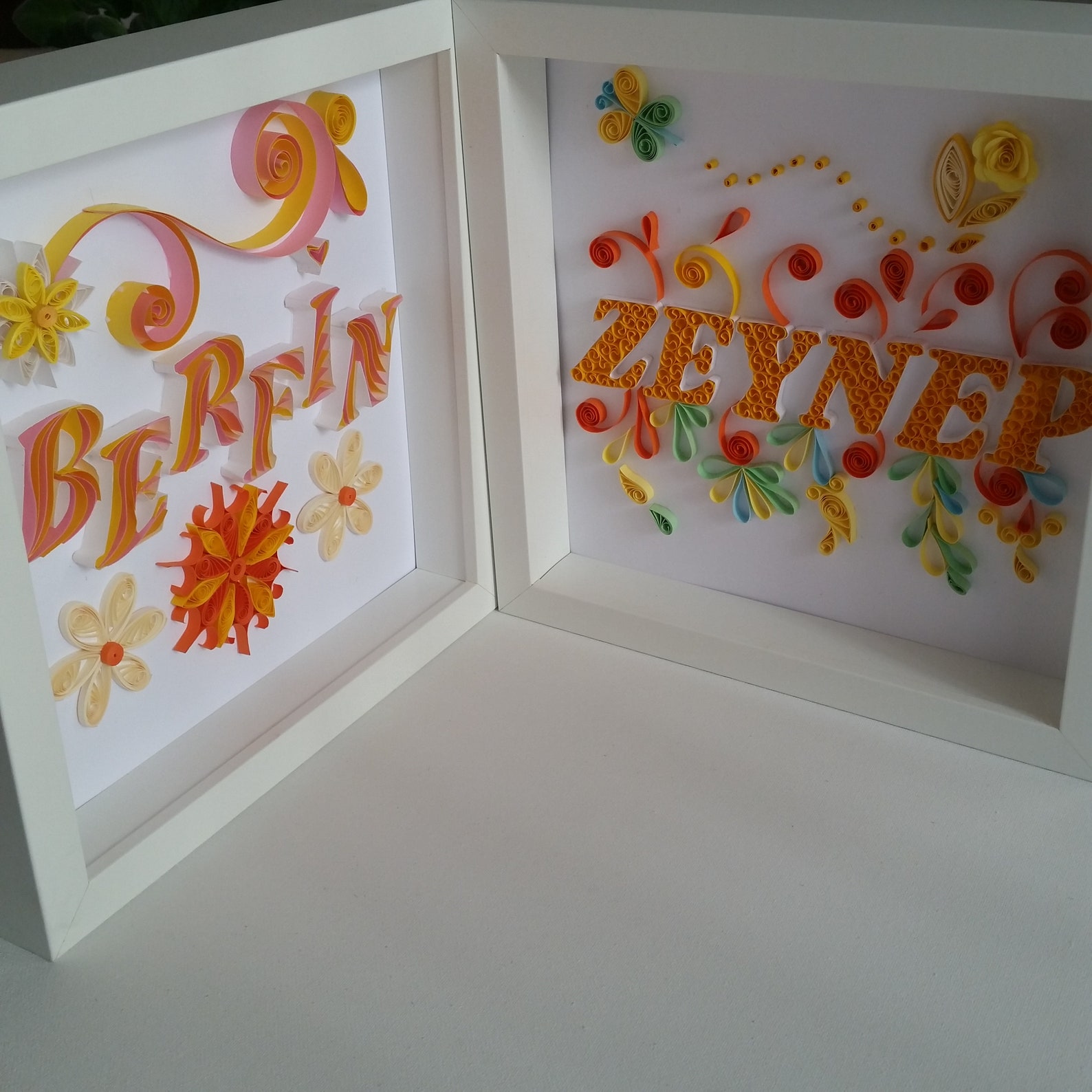 Quilling Custom Name Personalized Name Custom Name Art - Etsy