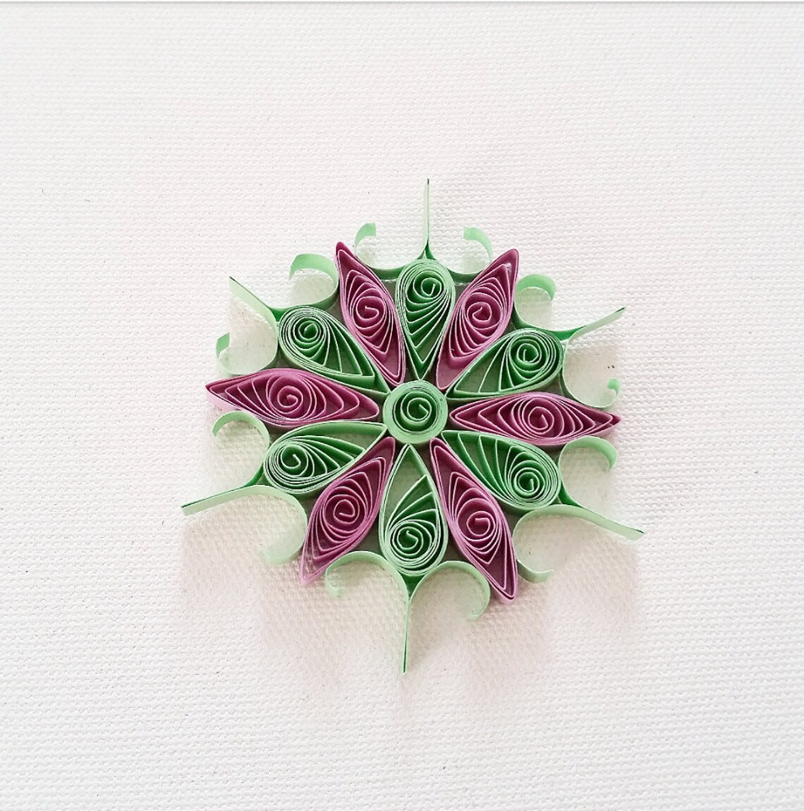 Quilling Snowflake Quilling Art Christmas Ornament - Etsy