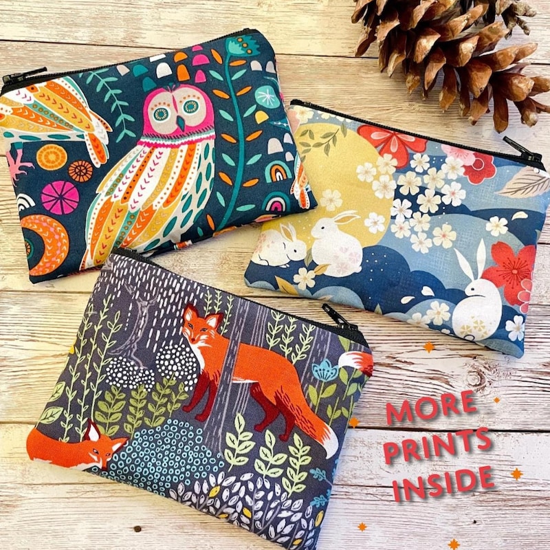 Dog Monogram Pouch - Etsy