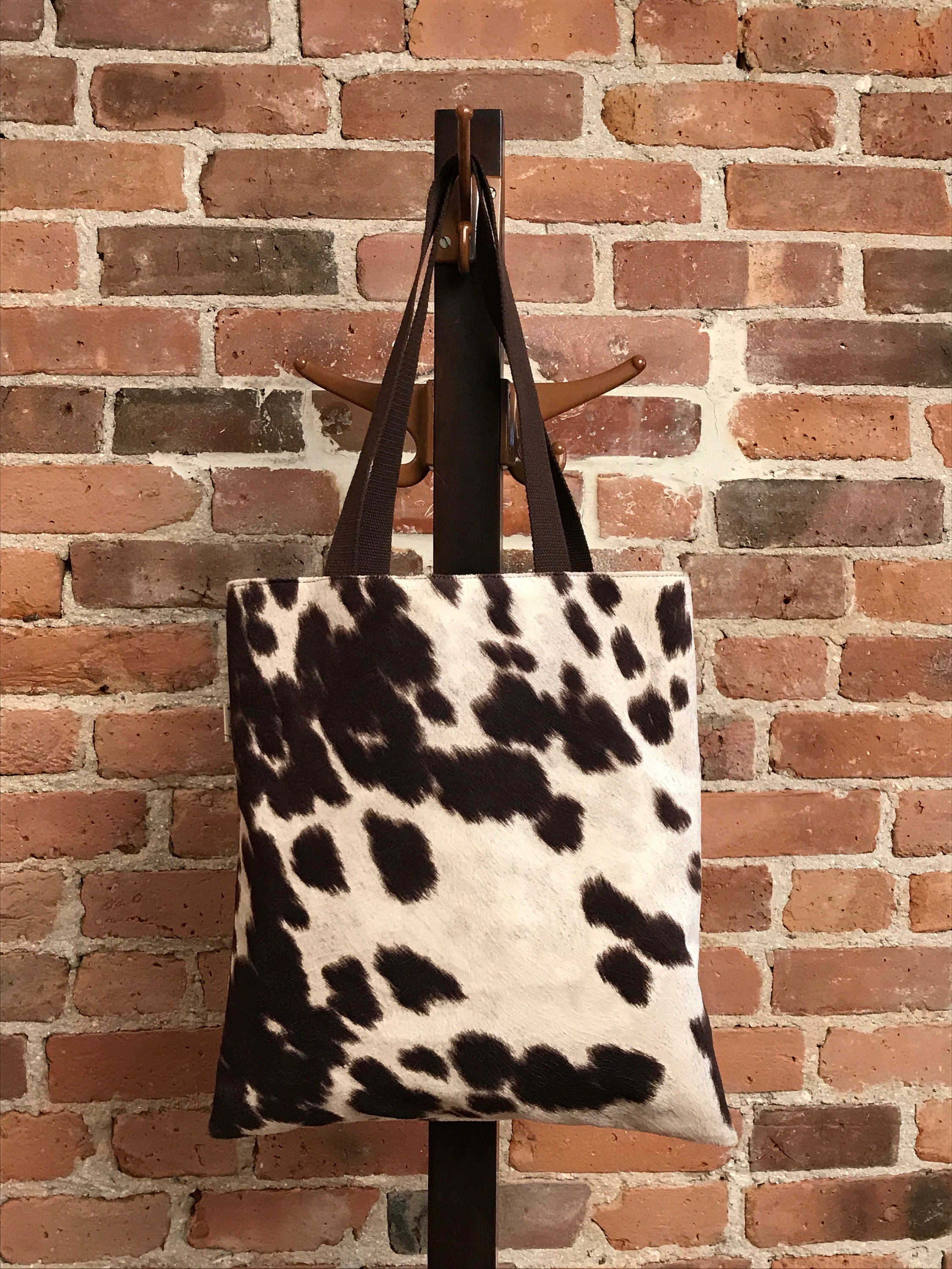 Faux Cowhide Bag Faux Cowhide shoulder bag Cowhide purse | Etsy