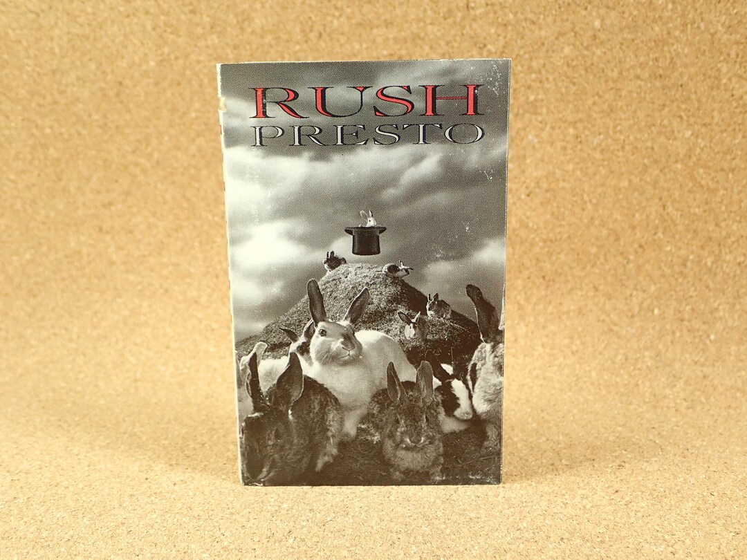 Rush Cassette Tape Presto Album 1980s Atlantic Records Progressive Rock ...