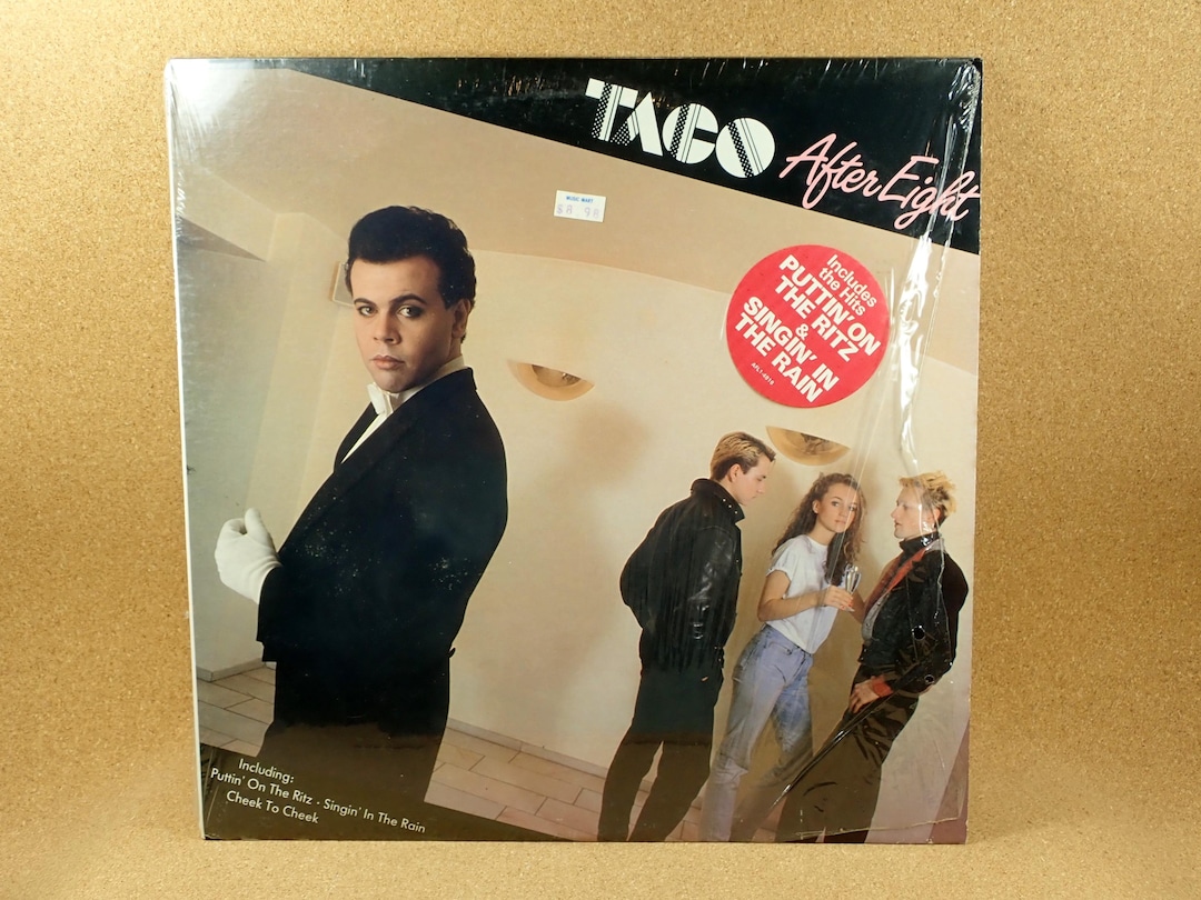 Taco Vinyl Record - After Eight Album - 1980s RCA Victor Records ...