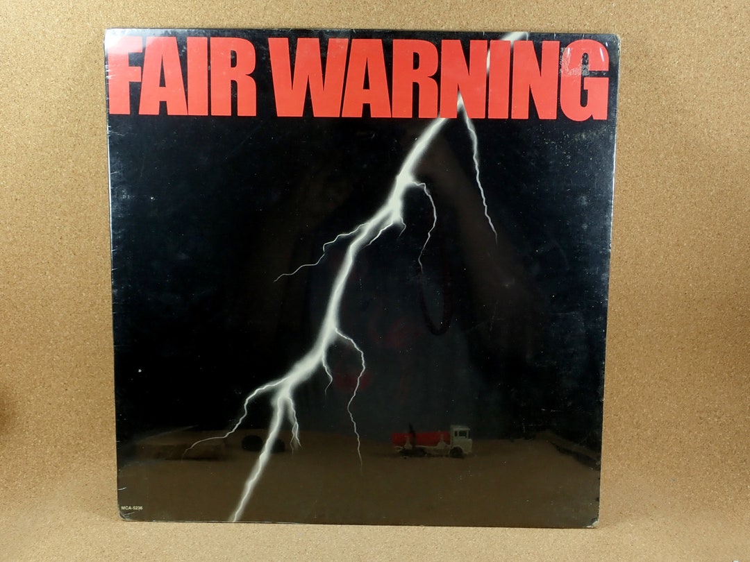 Fair Warning Vinyl Record - Fair Warning Album - US Pressing - 1981 MCA ...
