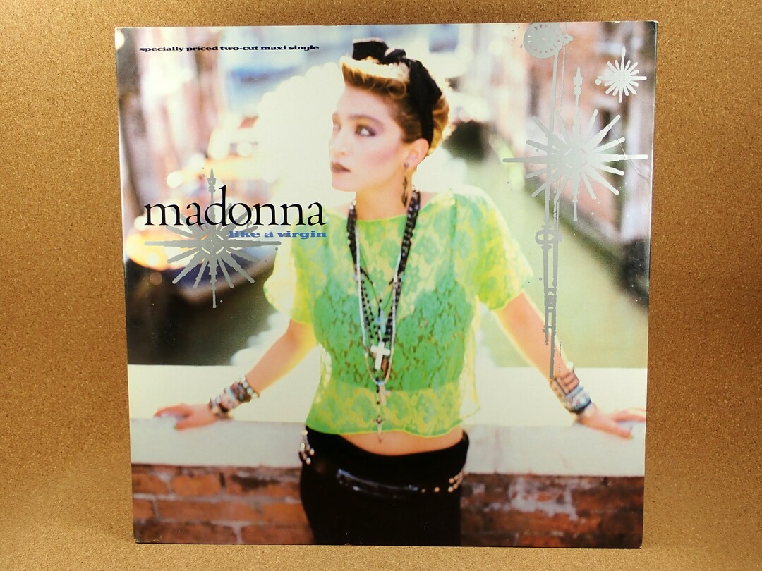 Madonna - Like A Virgin Vinyl Record - 1984 Sire Records - Electronic ...