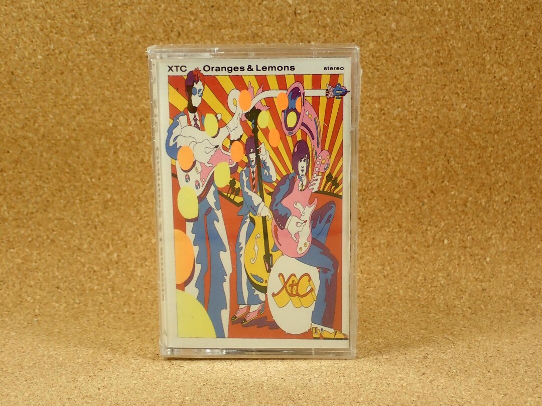 XTC Cassette Tape - Oranges & Lemons Album - US Recording - 1980s ...