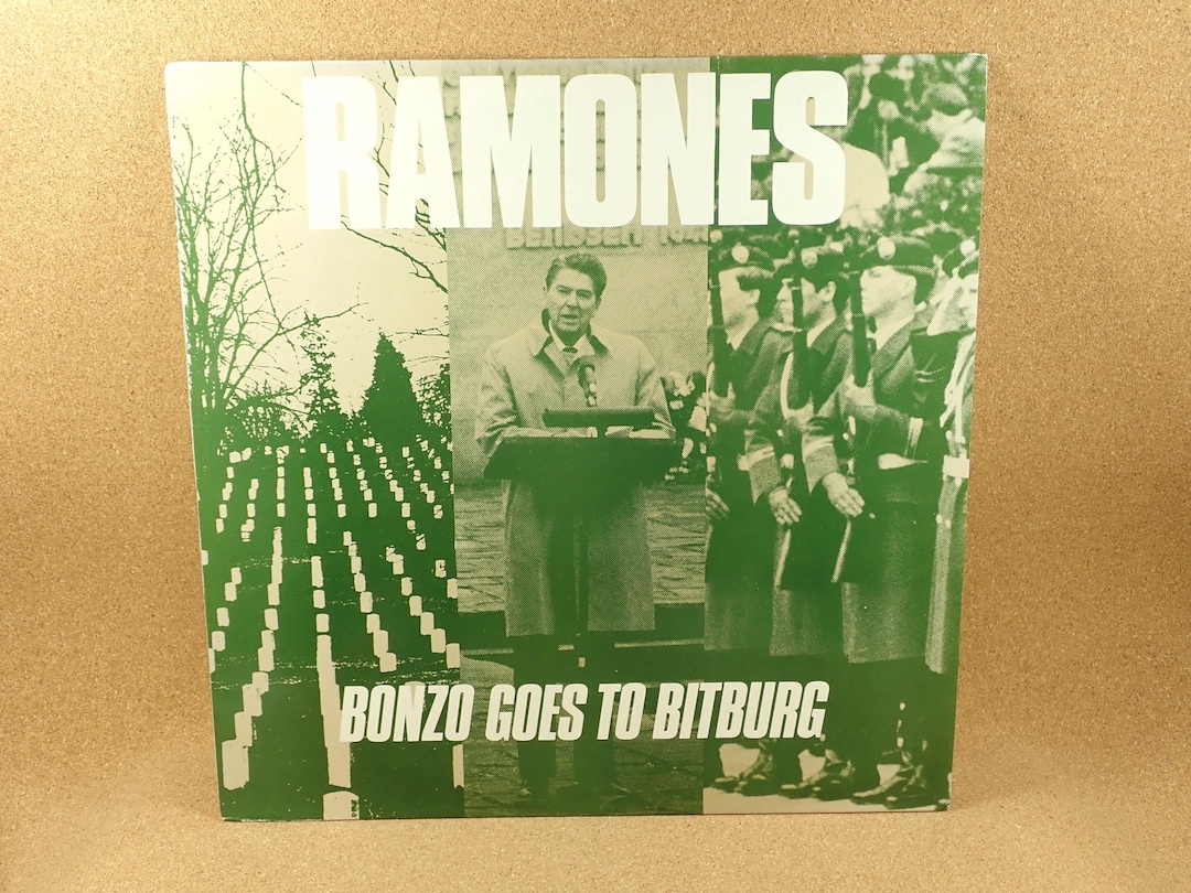 Ramones Vinyl Record - Bonzo Goes to Bitburg Single - 1985 Beggars ...