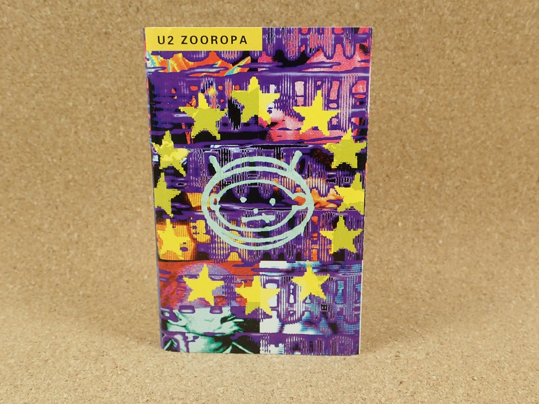 U2 Cassette Tape - Zooropa Album - US Recording - 1993 Island Records ...