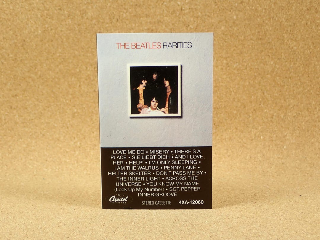 The Beatles Cassette Tape Rarities Album US Recording 1980s Capitol ...