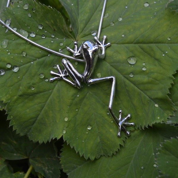Tree Frog Pendant - Etsy