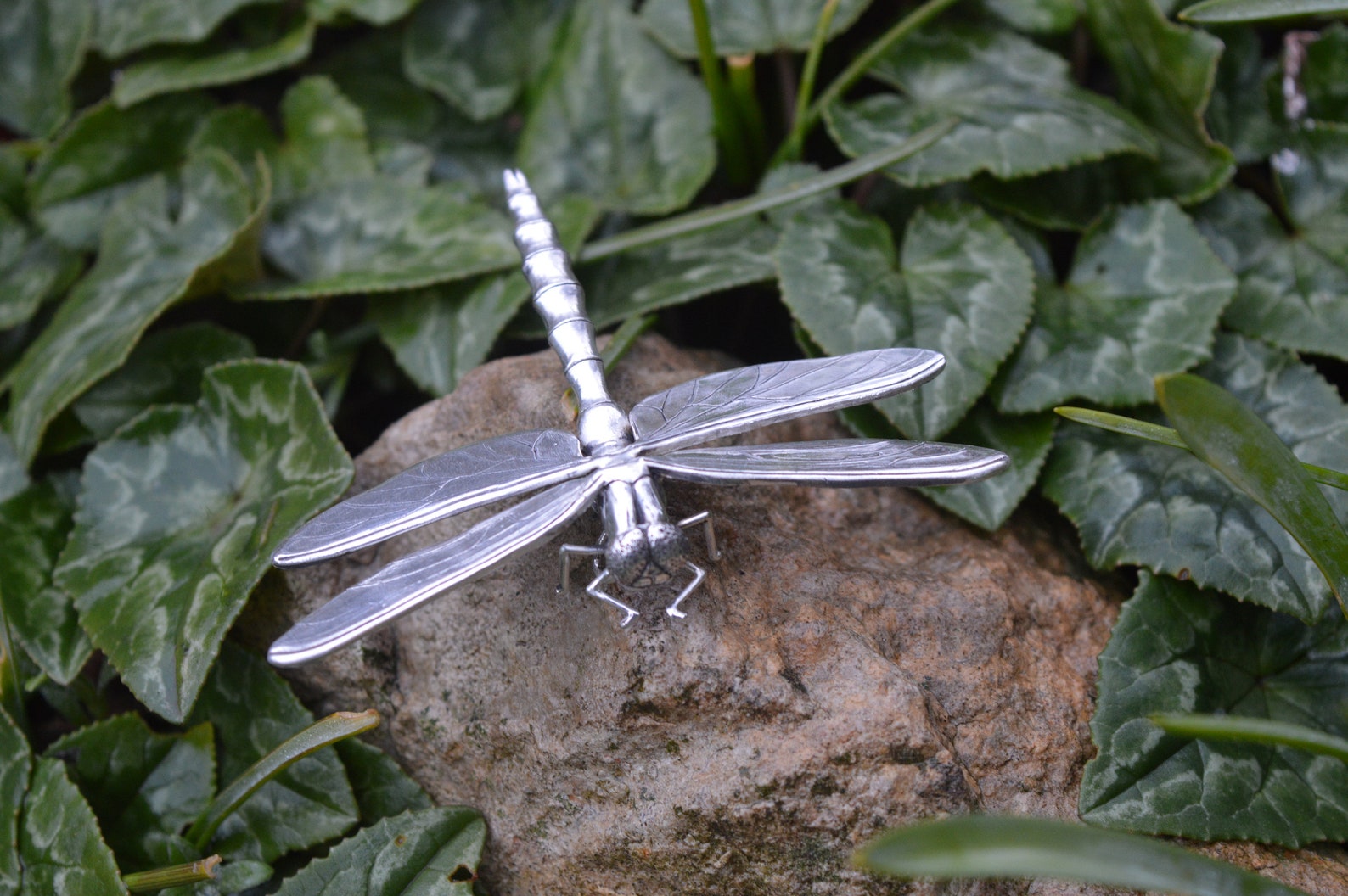 Dragonfly Brooch Sterling Silver Dragonfly Pin Brilliant - Etsy UK
