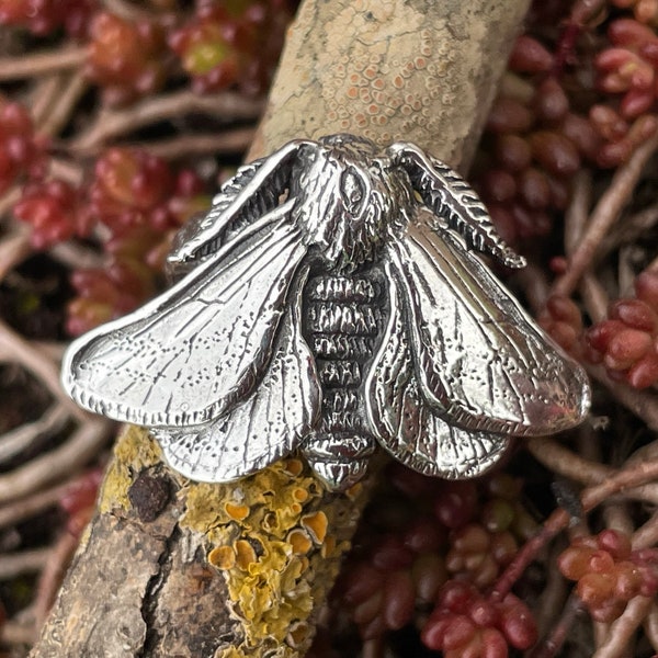 Moth Ring - Etsy