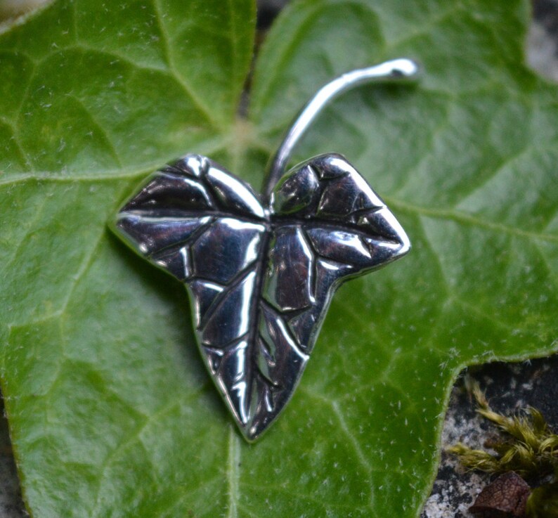 Ivy Leaf Ornament Sterling Silver Ivy Leaf Figurine Nature - Etsy