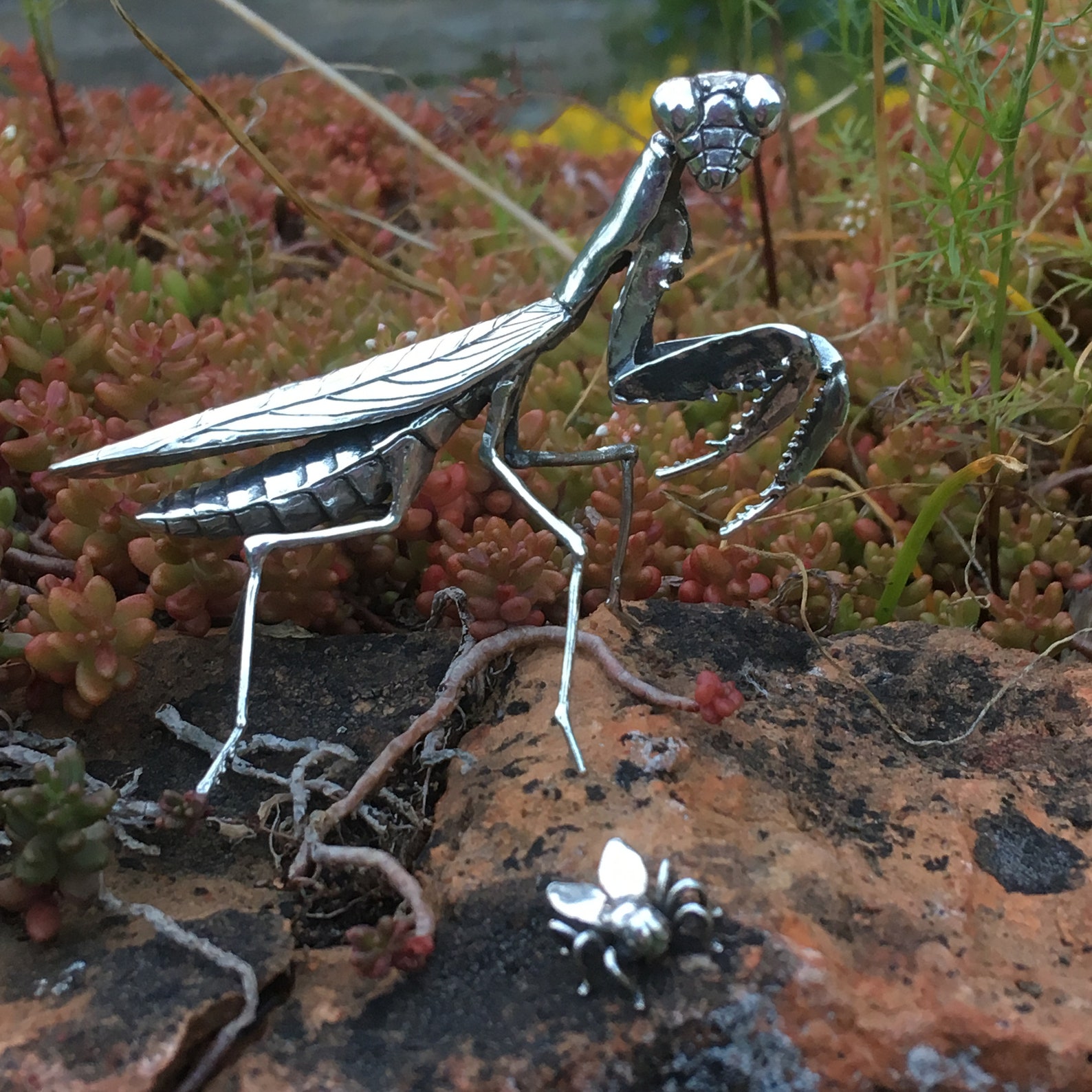 Praying Mantis Ornament European Praying Mantis Figurine - Etsy UK