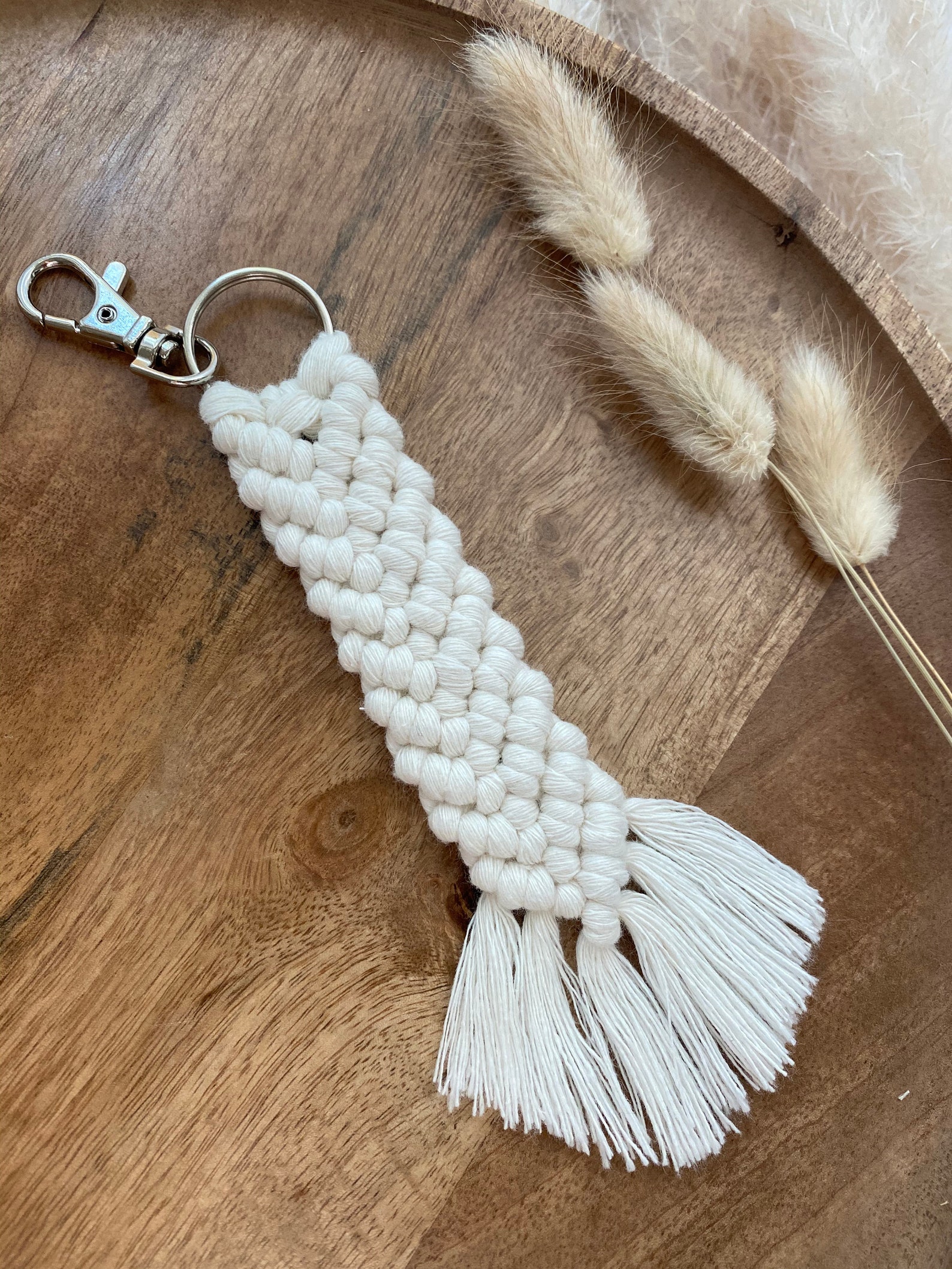 Macrame Keychain - Etsy