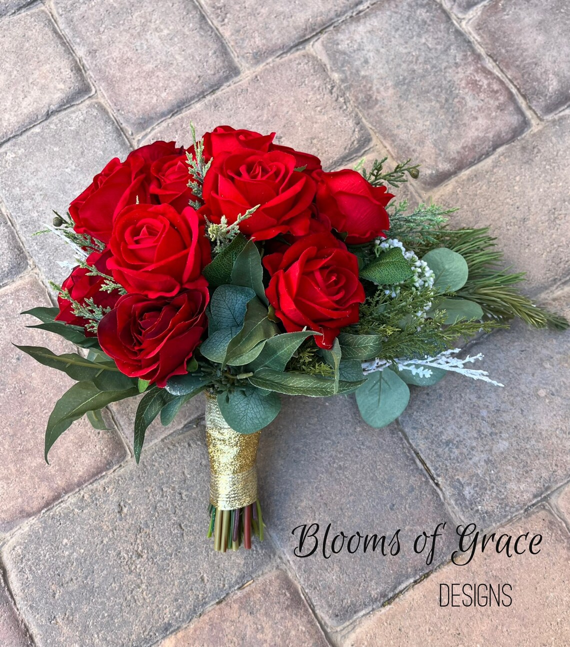 Red Bride Bouquet Red Bridal Bouquets Red Wedding Bouquet - Etsy