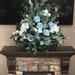 Dusty Blue Altar Decoration, Set of 2. - Etsy