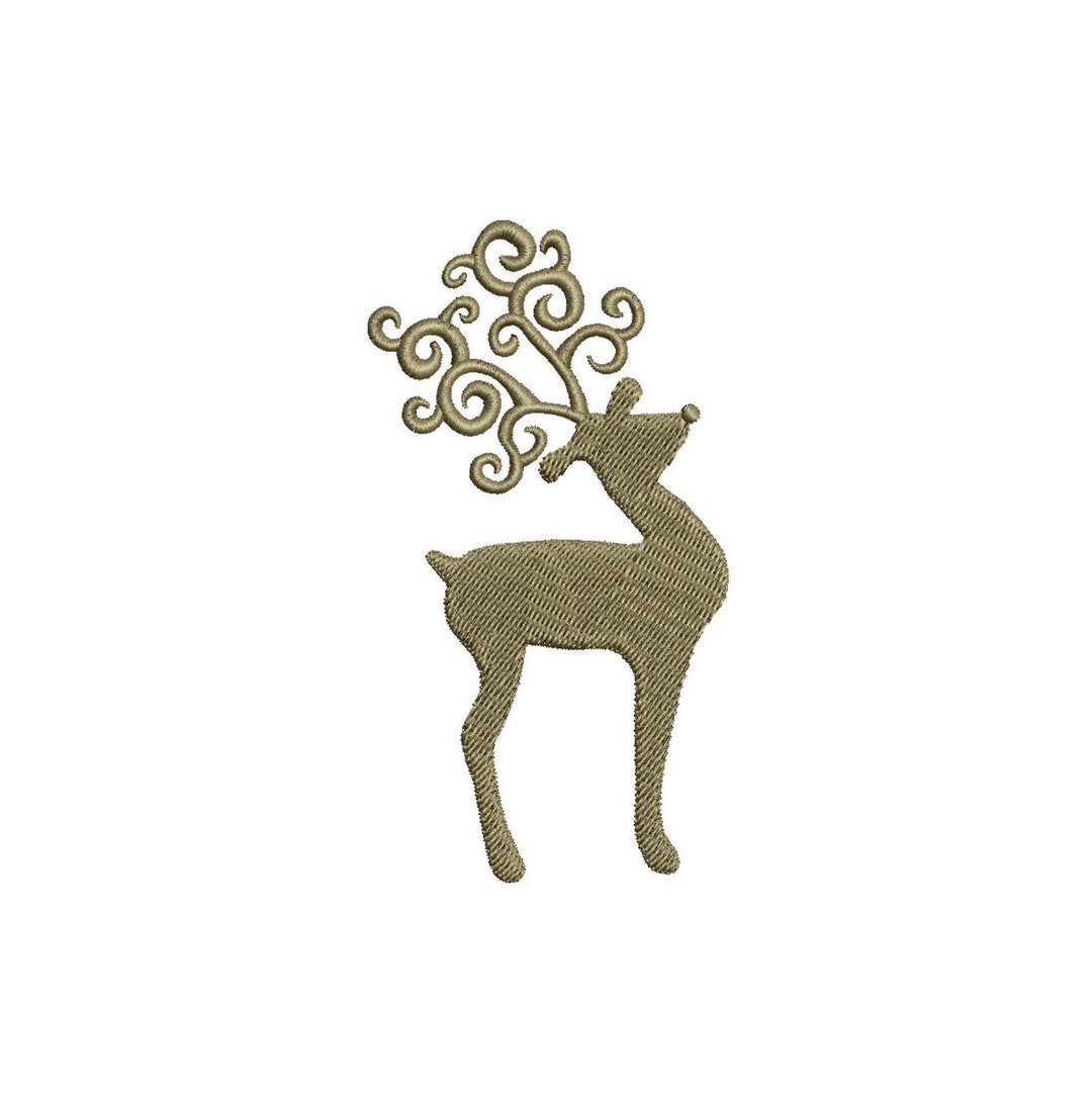 Christmas Rudolph Reindeer- Digital Machine Embroidery File- Baby Lee ...