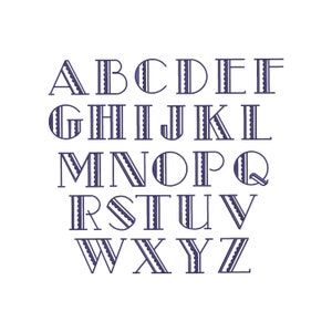 EMBROIDERY FONTS- Scalloped Font Digital Machine Embroidery File- Baby ...