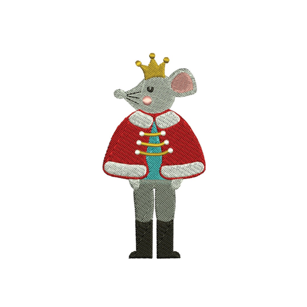 Christmas Nutcracker Mouse Machine Embroidery File- Baby Lee Embroidery ...