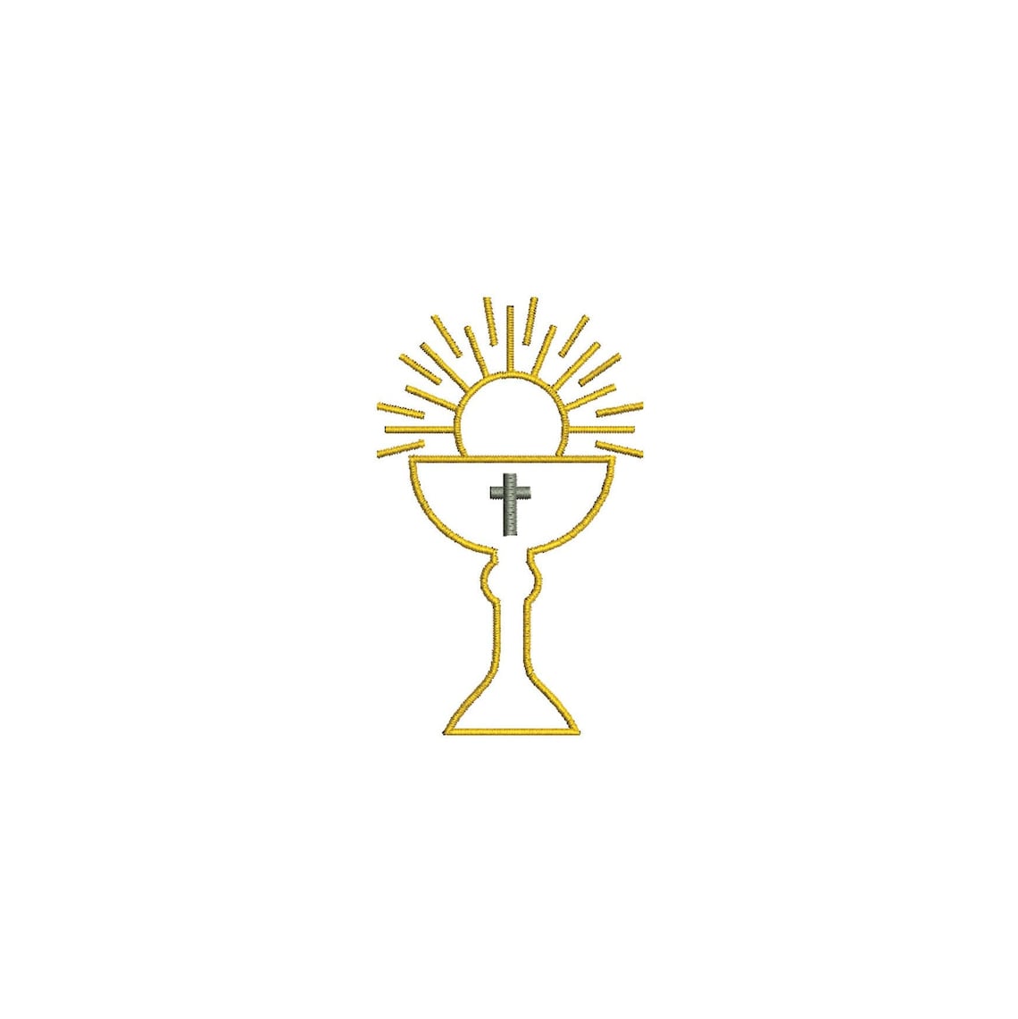 Catholic Church Eucharist Communion Digital Machine Embroidery - Etsy