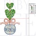 5 Inch Chinoiserie Valentine's Boxwood Topiary Pot Digital Machine ...