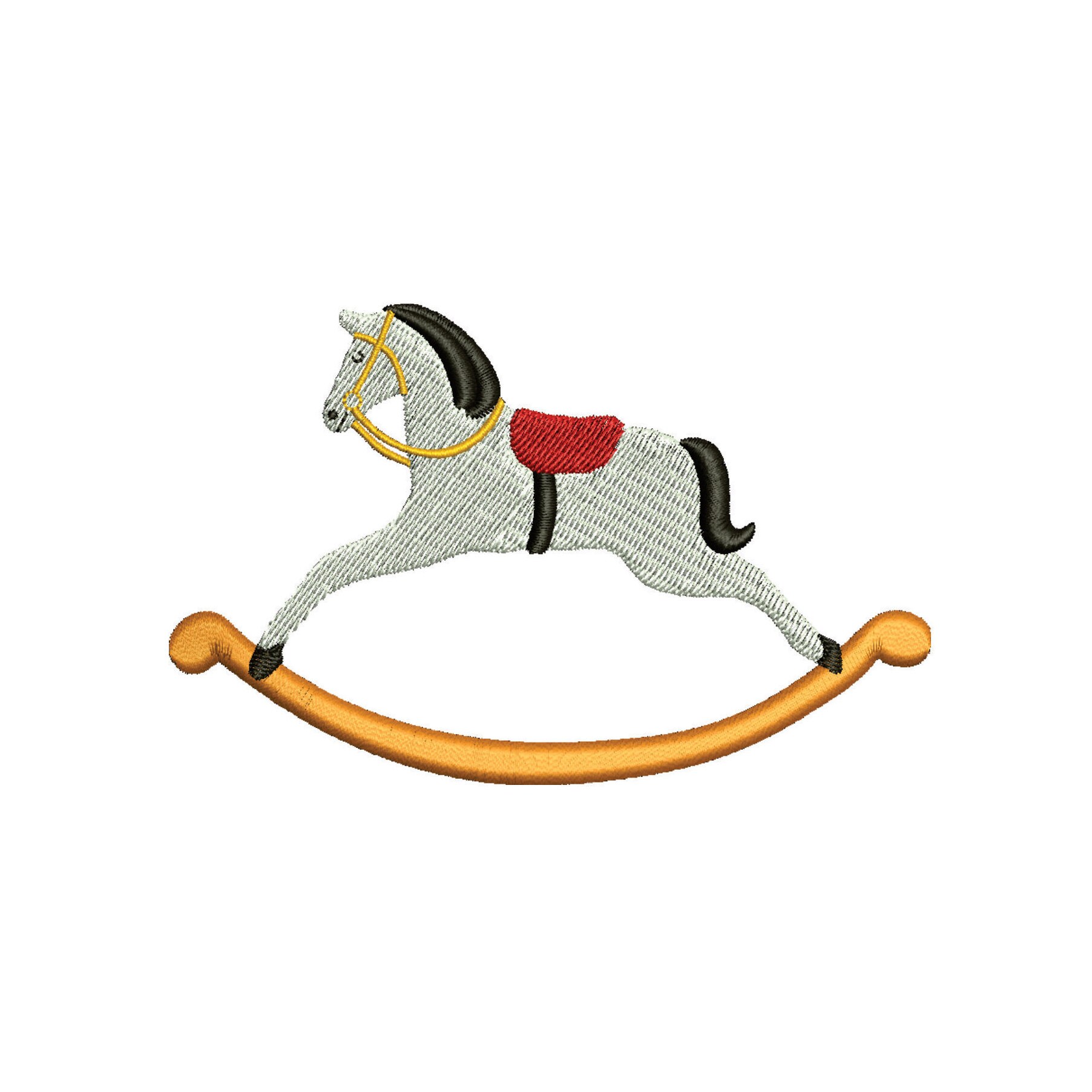 4.2 Rocking Horse Machine Embroidery File-instant - Etsy