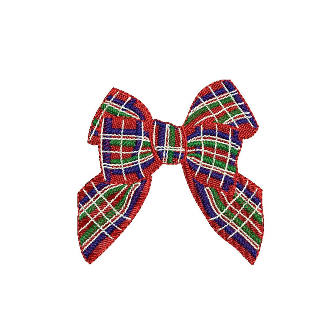 Chinoiserie Spring Plaid Bow Digital Machine Embroidery File- Baby Lee ...