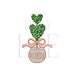 5 Inch Chinoiserie Valentine's Boxwood Topiary Pot Digital Machine ...