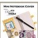 Mini Notebook Cover/patterns by Annie/paper Pattern/project Organizer ...