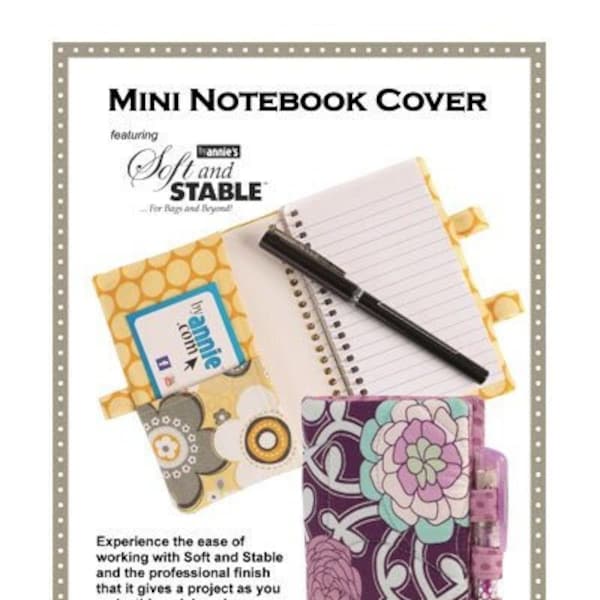 Notebook Cover Sewing Pattern - Etsy