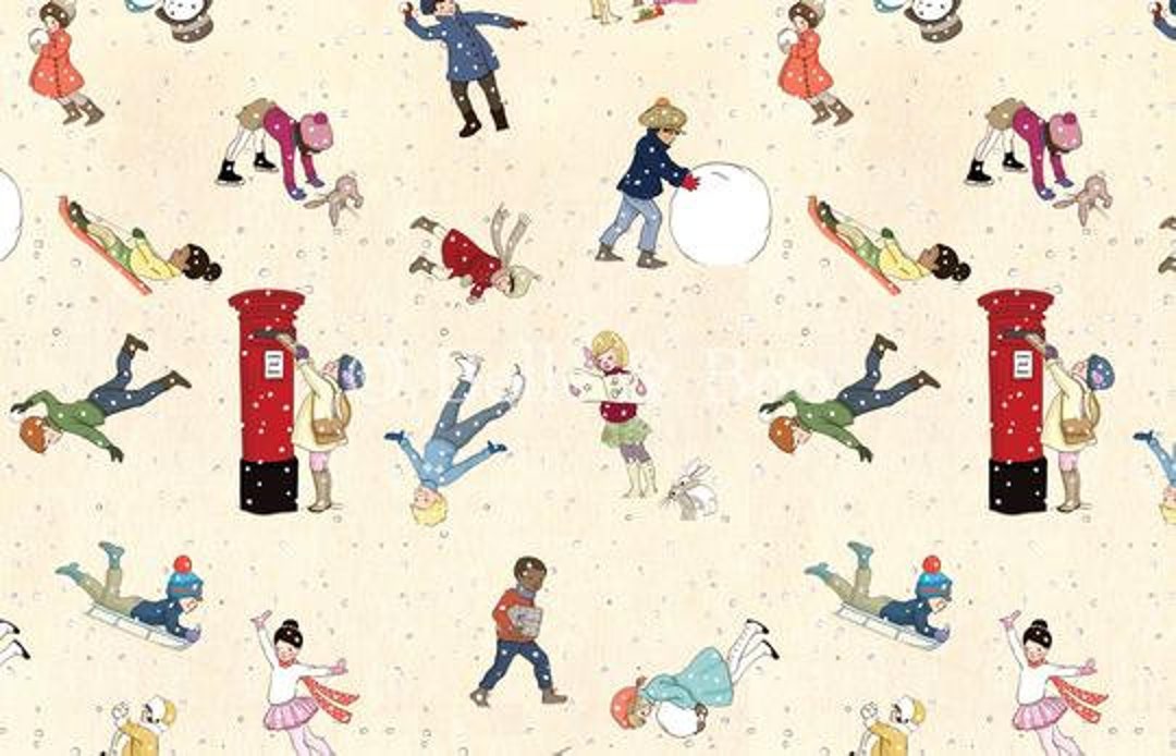 Belle and Boo Winter/classic Christmas/fat Quarter Cut/1/2 Yard Cuts ...