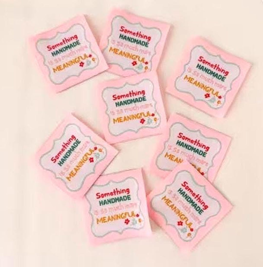 Woven Labels/minki Kim Labels/si-wl7/meaningful Label/handmade/quilt ...