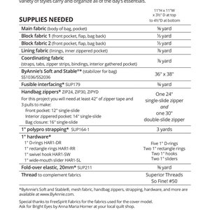 Switchback Pattern/patterns by Annie/paper Pattern/convertible Backpack ...