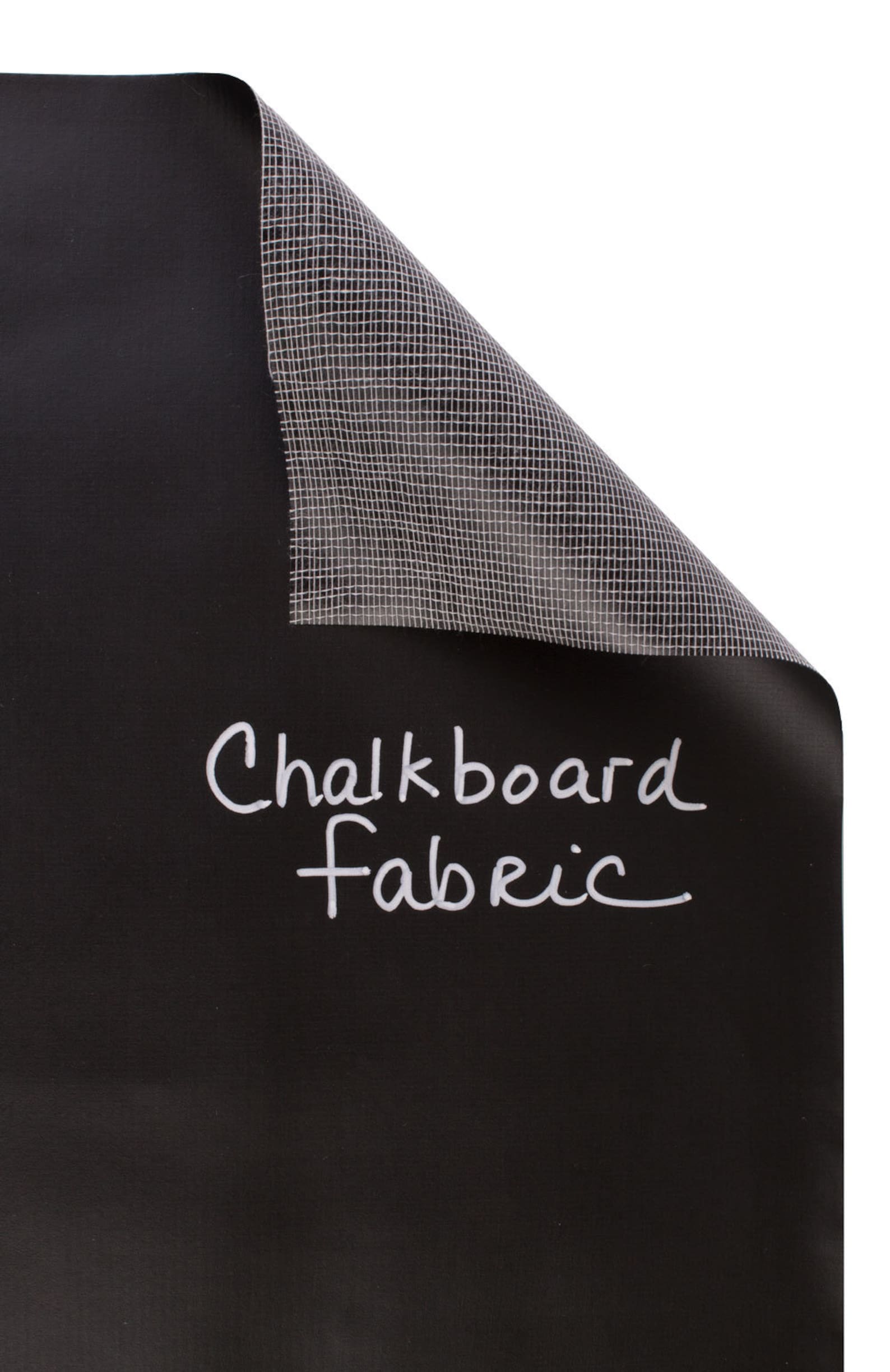 Chalkboard Fabric/black Oilcloth Fabric/16" X 48"/art Porfolio/drawing ...