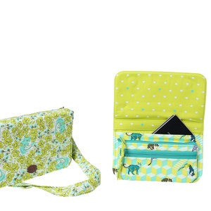 NEW Payday Pattern by Annie Zipper Compartments Purse Organizer Credit ...
