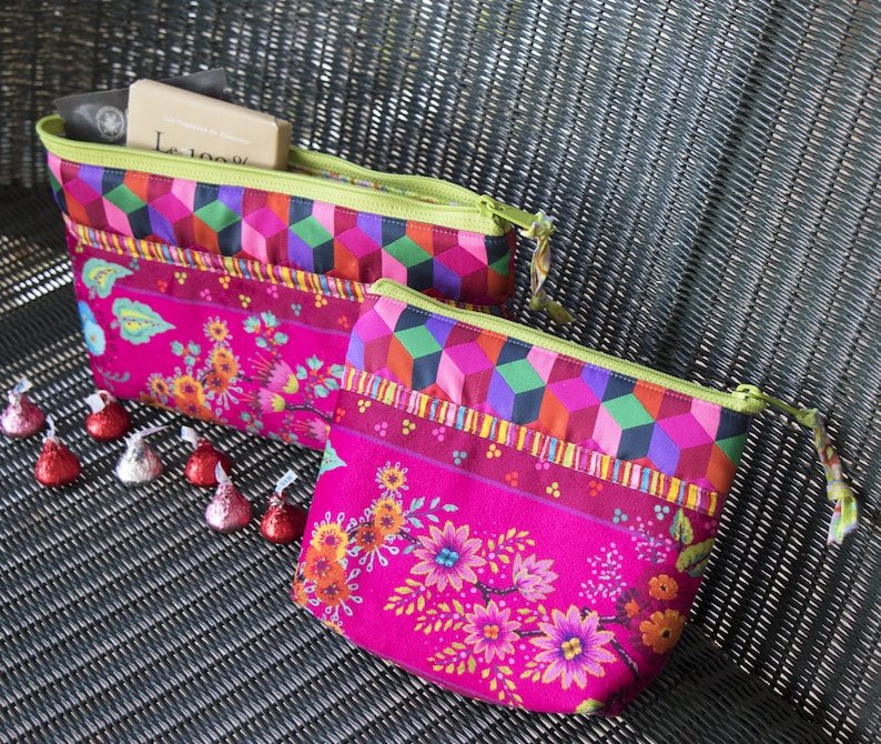 Renaissance Ribbon Bag Pattern: Zippered Tote & Cosmetic Bag - Etsy