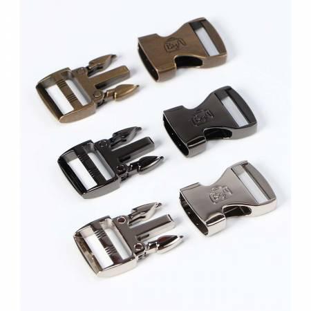 1-inch Metal Side Release Buckle: Antique Brass, Black, Nickel - Etsy