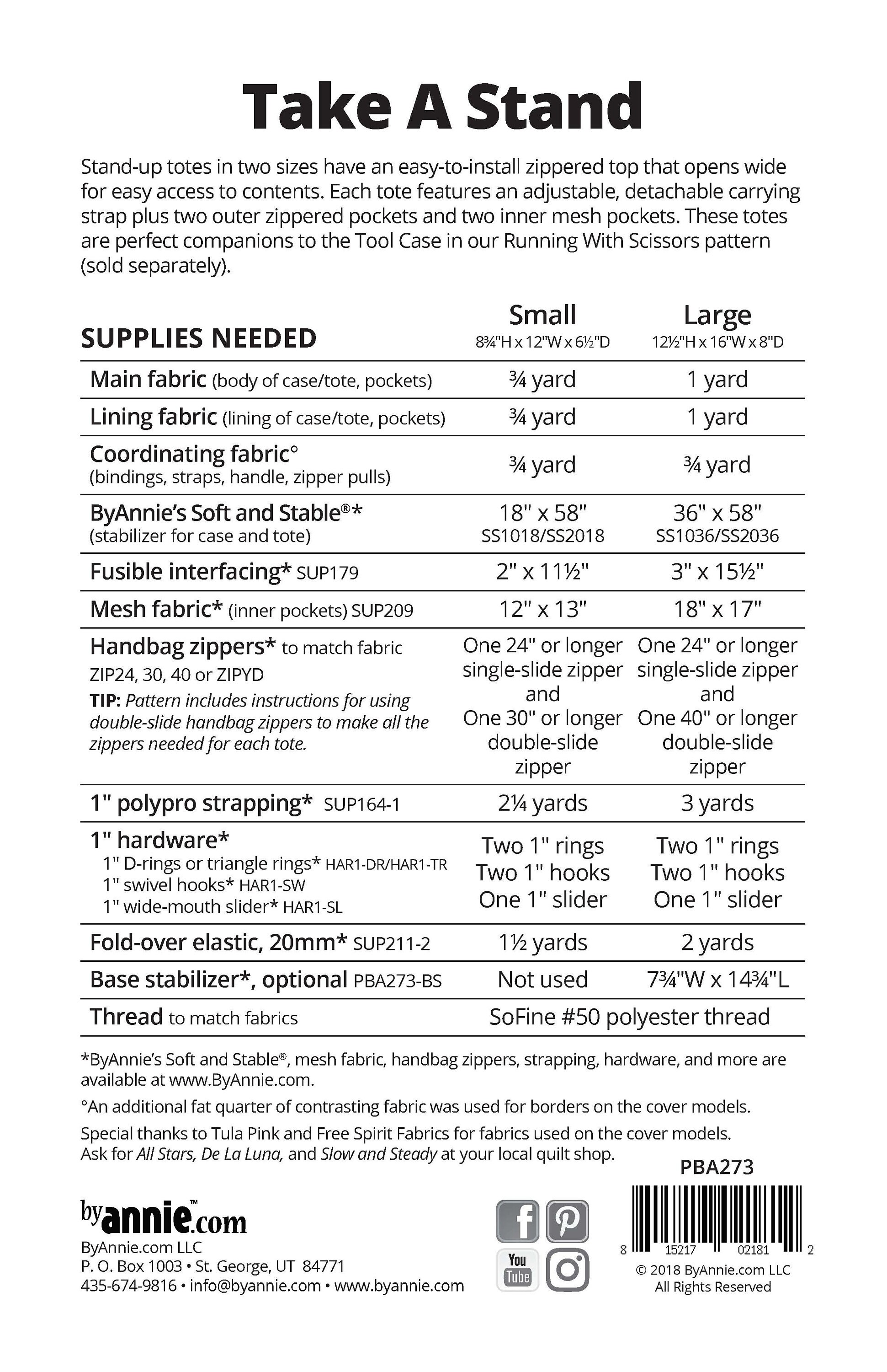 Take a Stand/patterns by Annie/paper Pattern/tool Case - Etsy