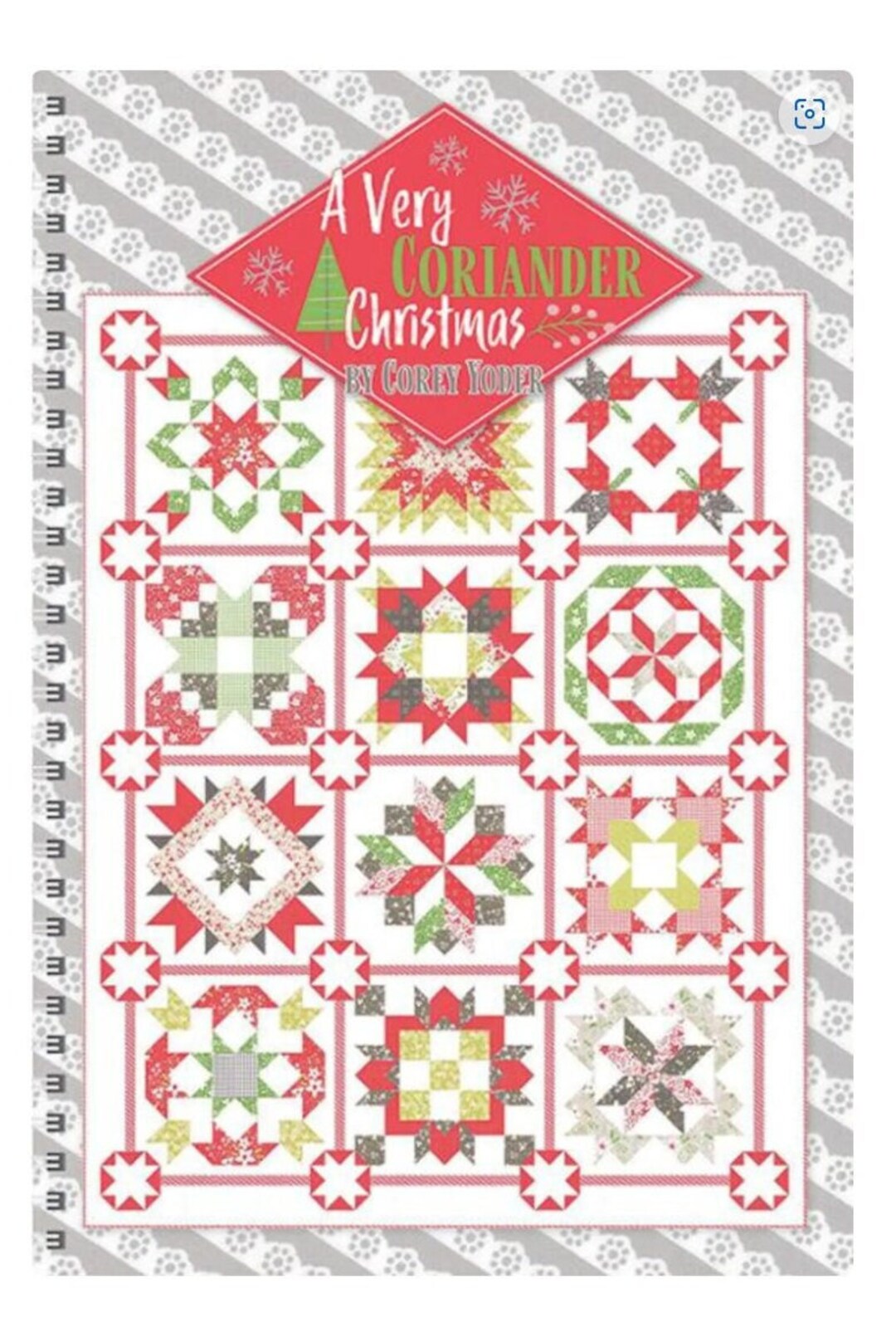 A Very Coriander Christmas BOM Quilt Book/pattern/it's Sew Emma - Etsy